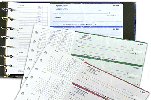 Accounting Check Bundle W/ Binder - Check Sales